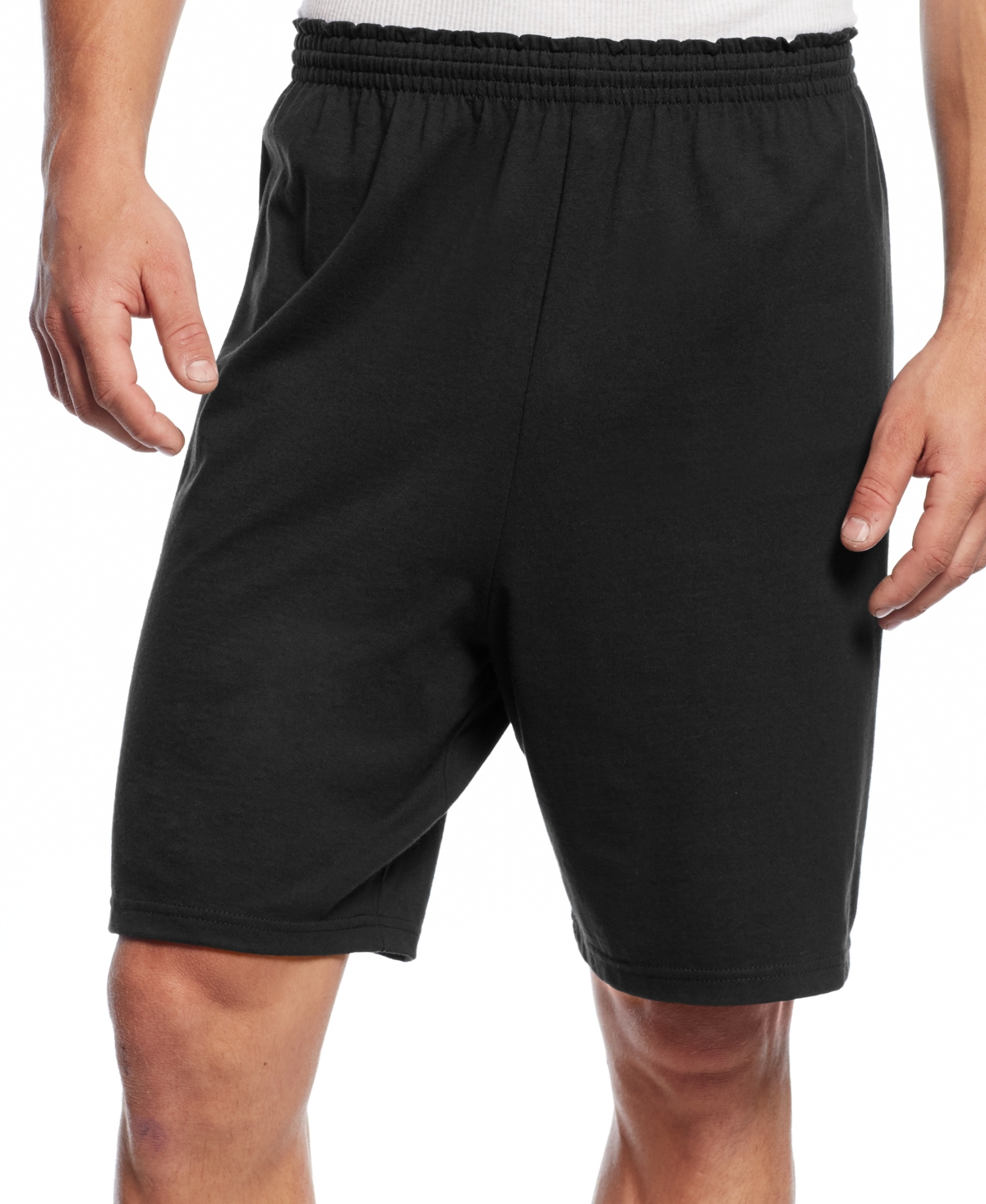 Champion Mens 9 Jersey Shorts - Black