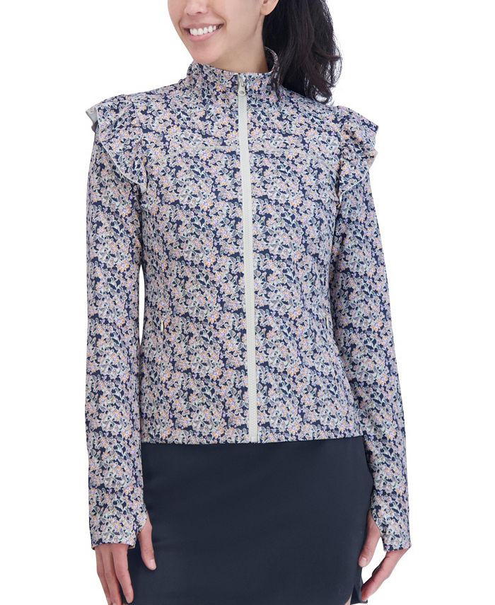 SAGE COLLECTIVE Women's UPF 50+ Flyer Performance Track Jacket - Macy's