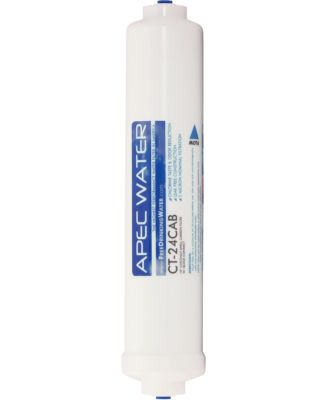 APEC ULTIMATE Inline Carbon Pre-filter 10", with 1/4" Quick-Connect ...