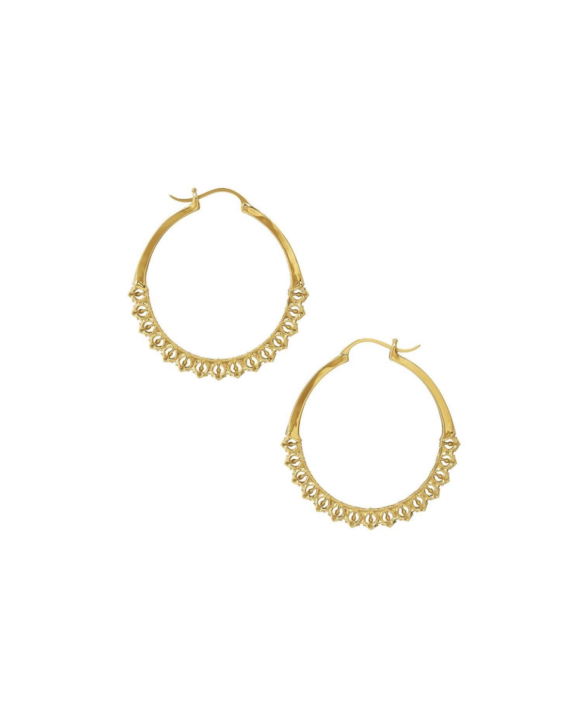 Click here for Astor & Orion Calla Hoops Gold Small - Gold prices