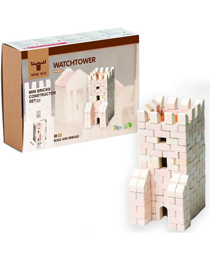 Wise Elk Mini Bricks Construction Set - Watchtower - Macy's