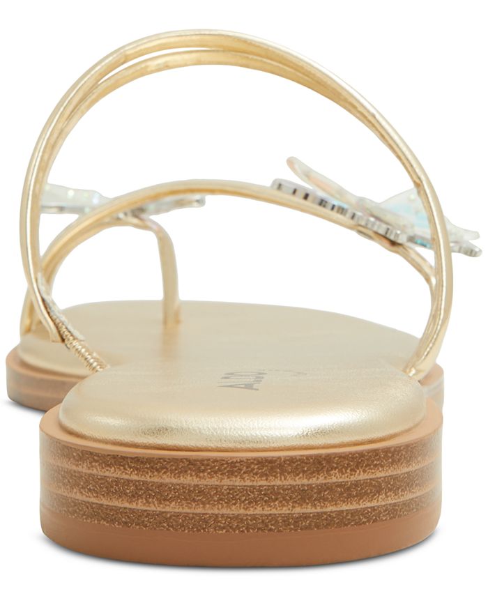 ALDO Women's Glasswing Butterfly Strappy Slide Sandals - Macy's