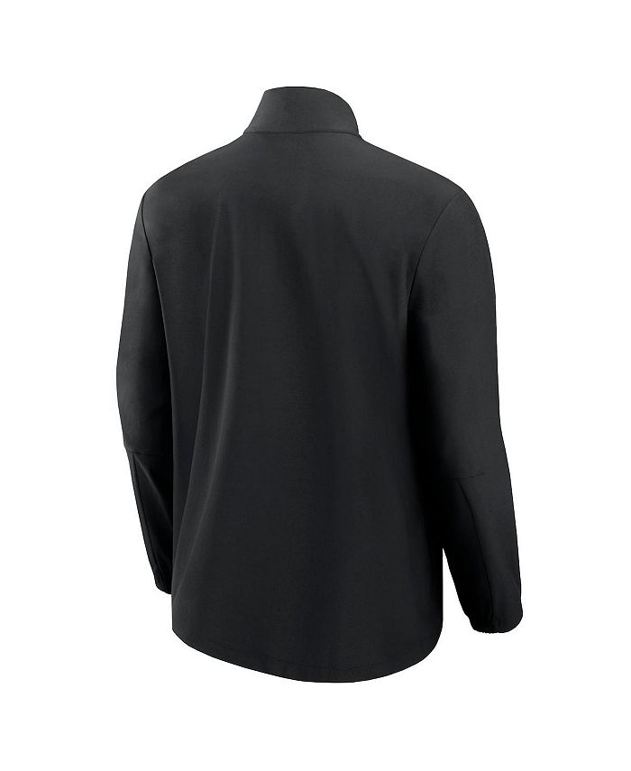 Fanatics Men's Black Philadelphia Phillies Front Office Woven Full-Zip ...