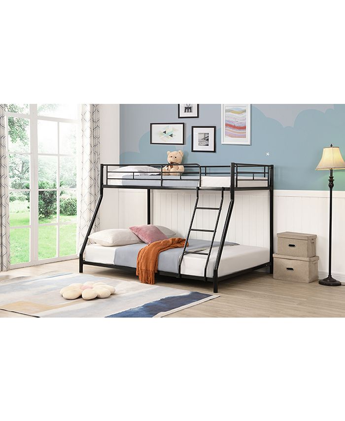 Simplie Fun METAL BUNK BED TF BLACK - Macy's