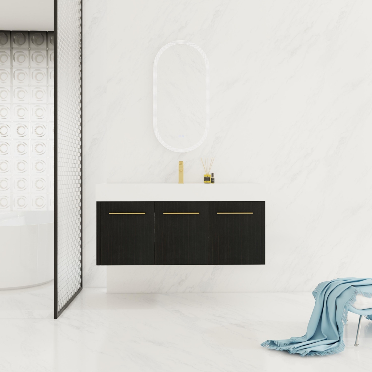 Click here for Streamdale Furniture Modern Vanity with Unique Res... prices