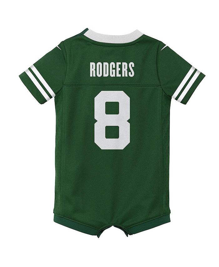Nike Baby Aaron Rodgers Legacy New York Jets Game Romper Jersey - Macy's