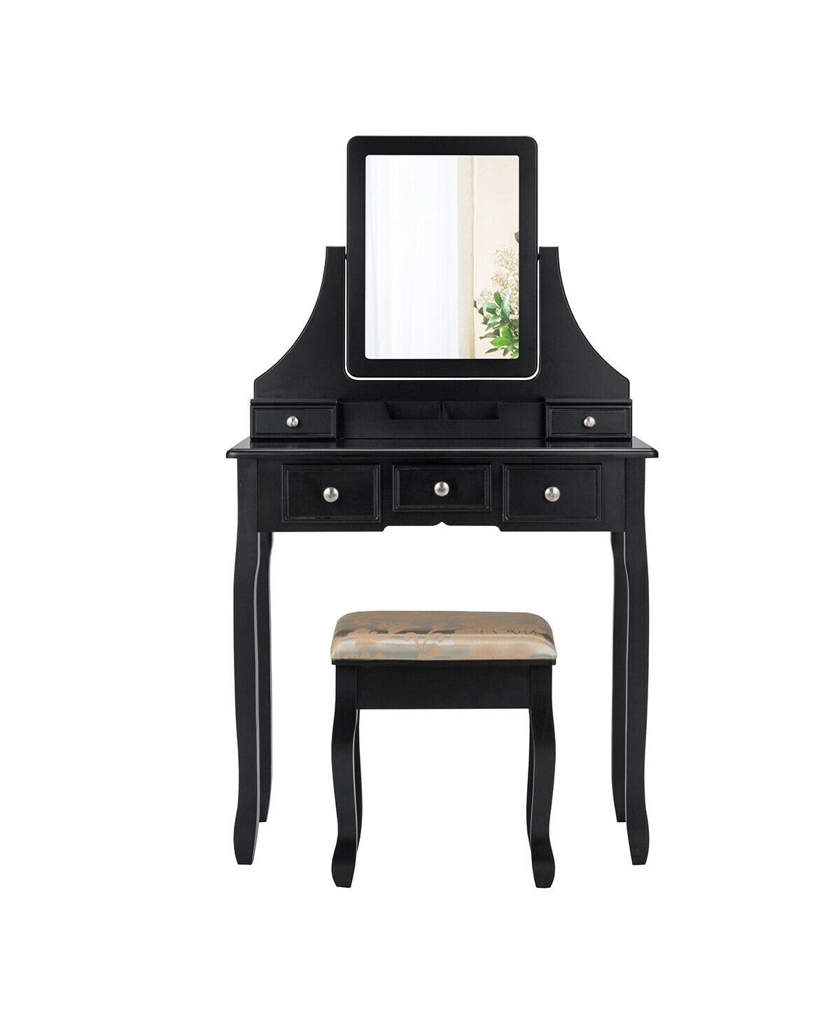 Click here for Sugift Makeup Vanity Set with Mirror and Cushioned... prices