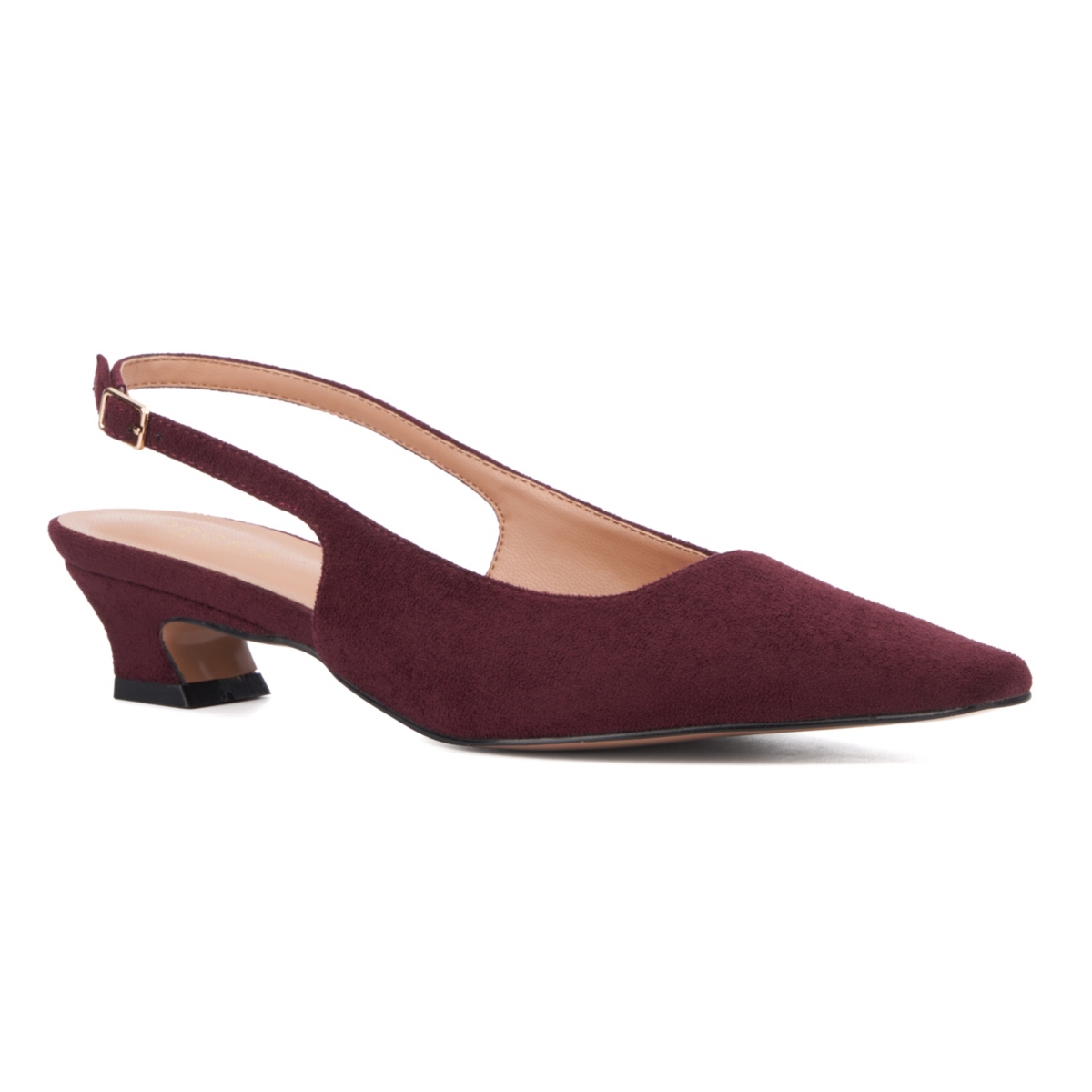 Click here for Torgeis Womens Bernadette Slingback Heels - Burgun... prices