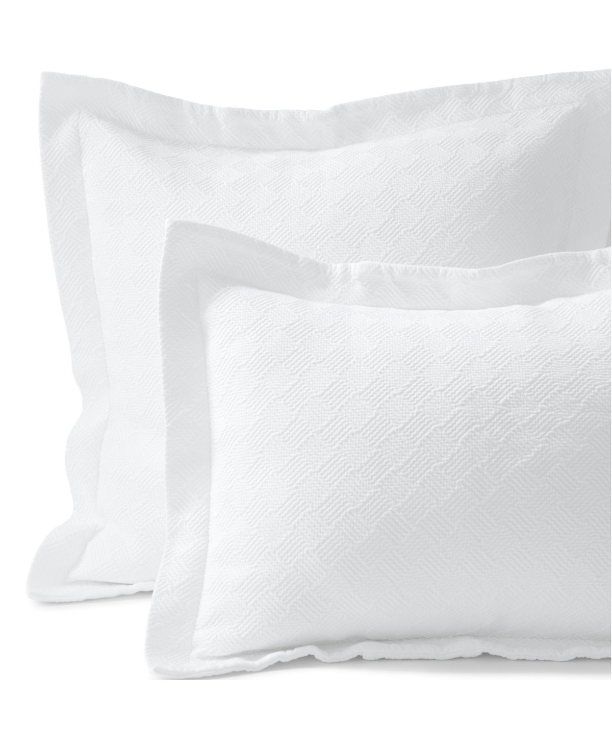 Click here for Lands End Basketweave Cotton Matelasse Pillow Sham... prices