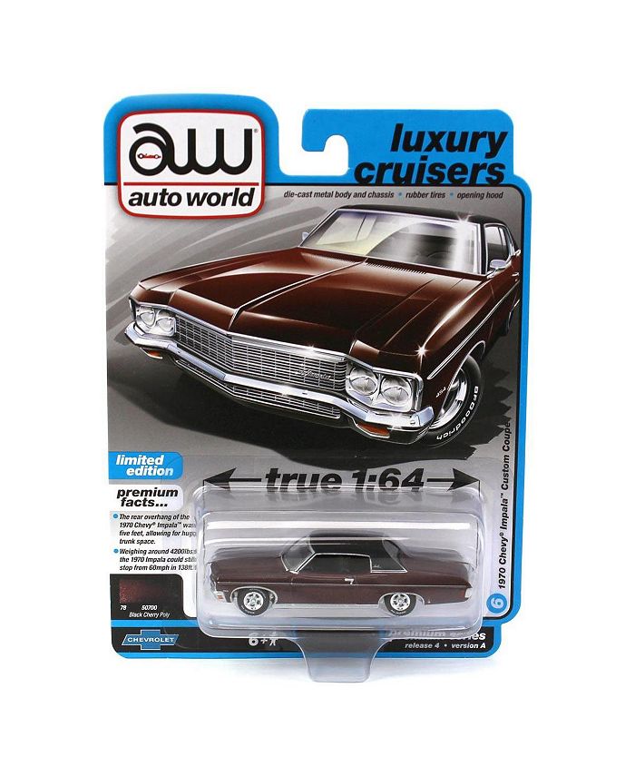 Auto World 1/64 2022 Release 4A, Luxury Cruisers - 1970 Chevrolet ...