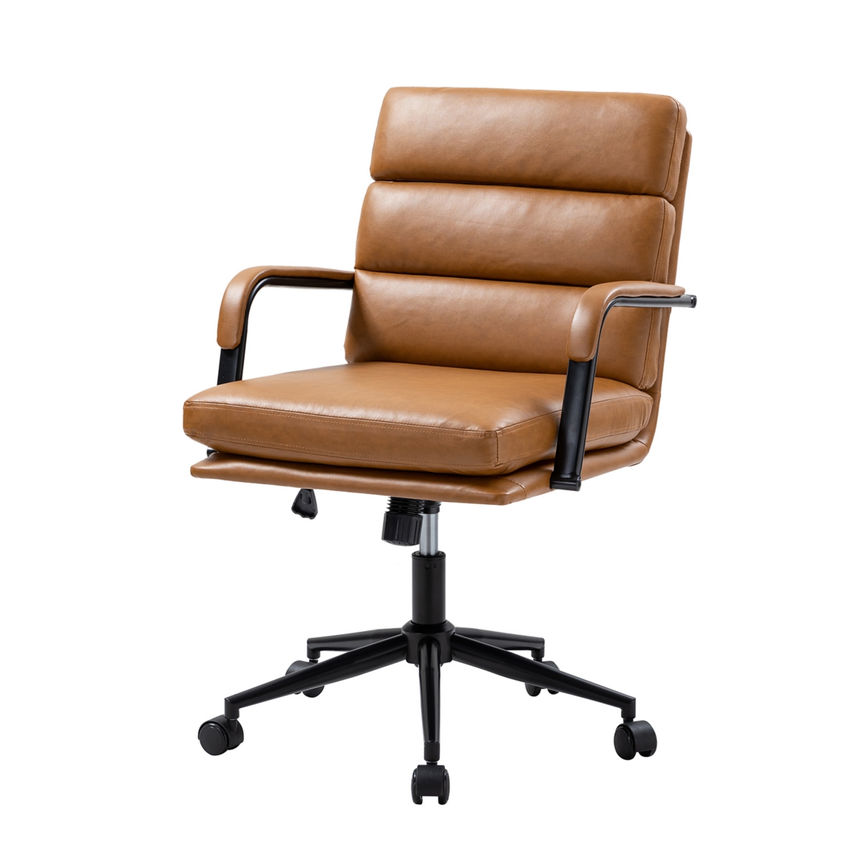 Click here for Comtemperary Joseph Task Chair with Arms - Camel prices
