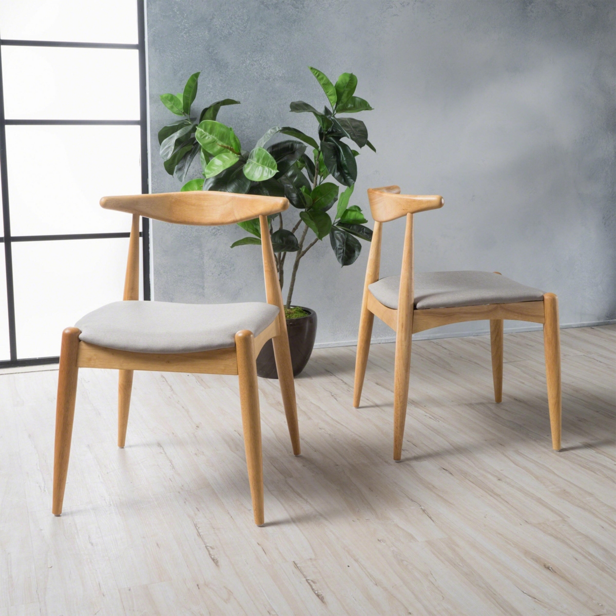 Click here for Streamdale Mid-Century Modern Upholstered Rubberwo... prices