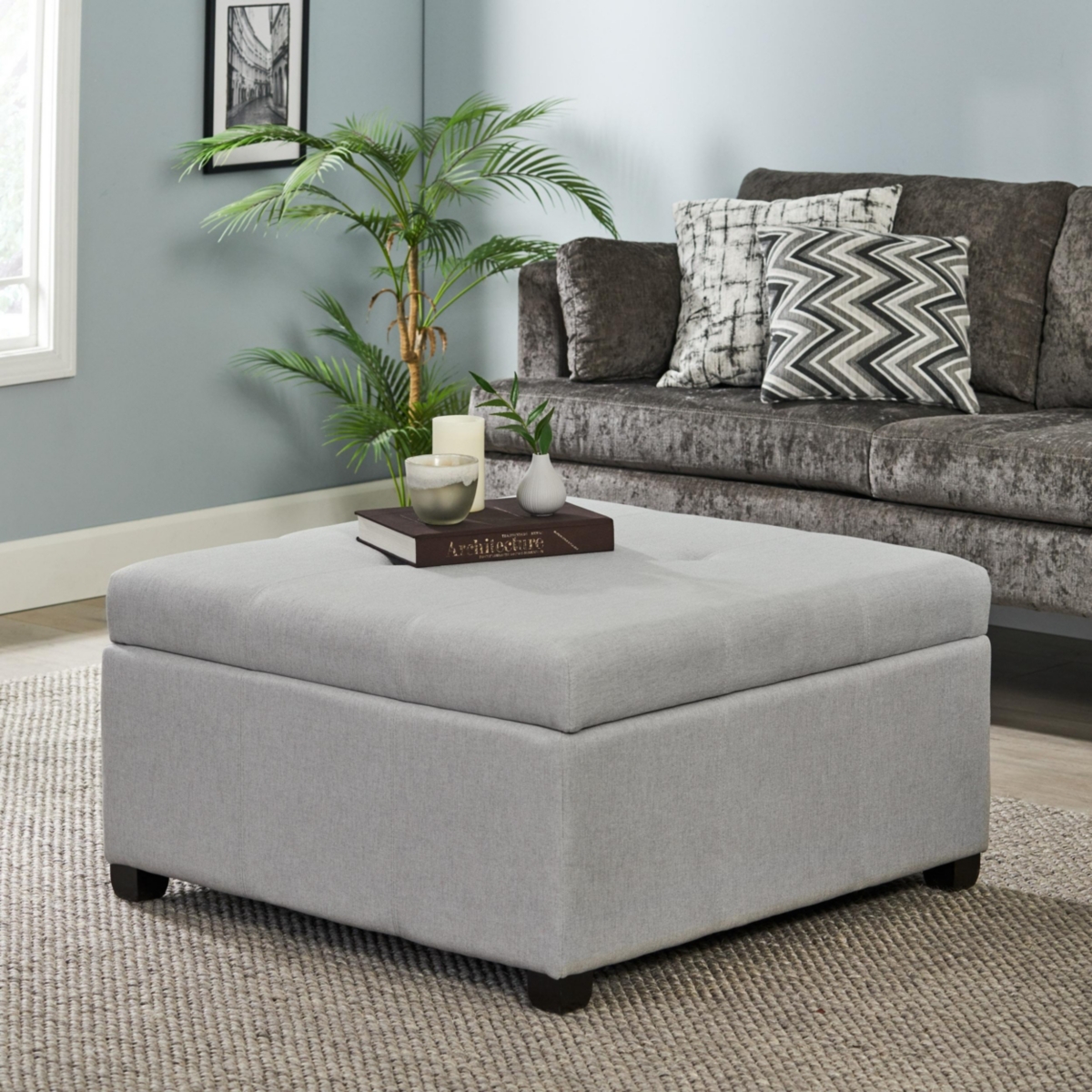 Click here for Streamdale Versatile Fabric Storage Bench with Bir... prices