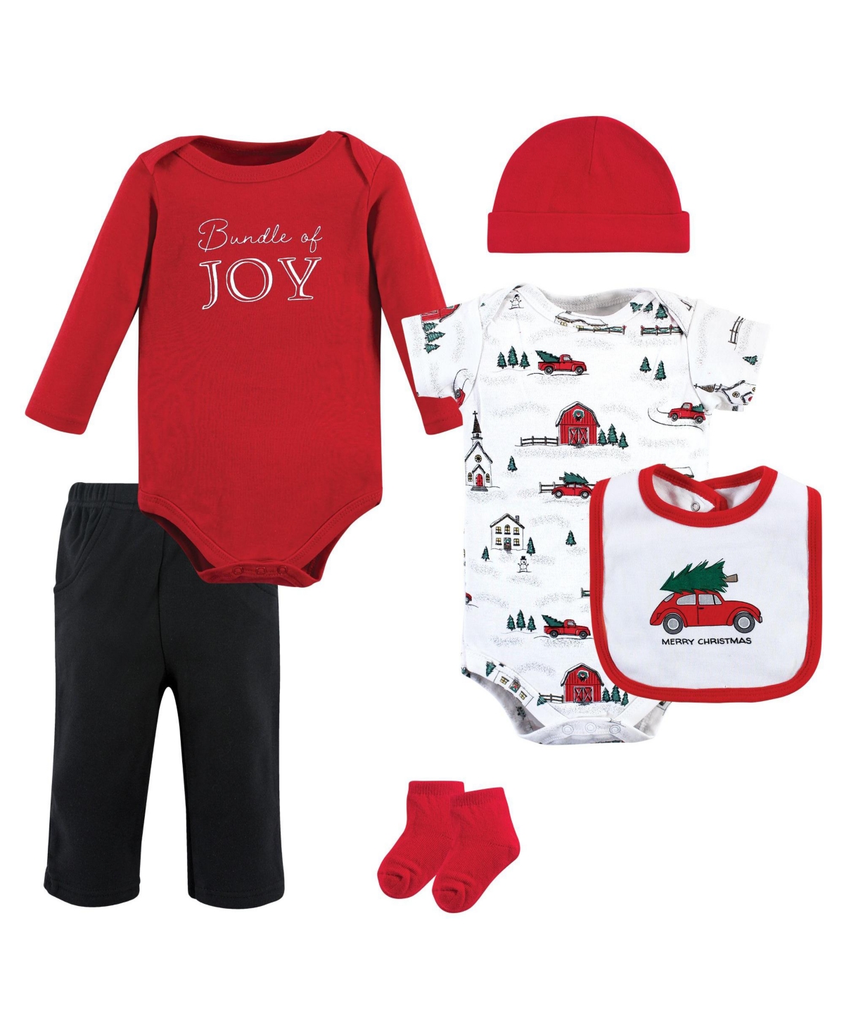 Click here for Hudson Baby Baby Boys Hudson Unisex 6-Piece Newbor... prices