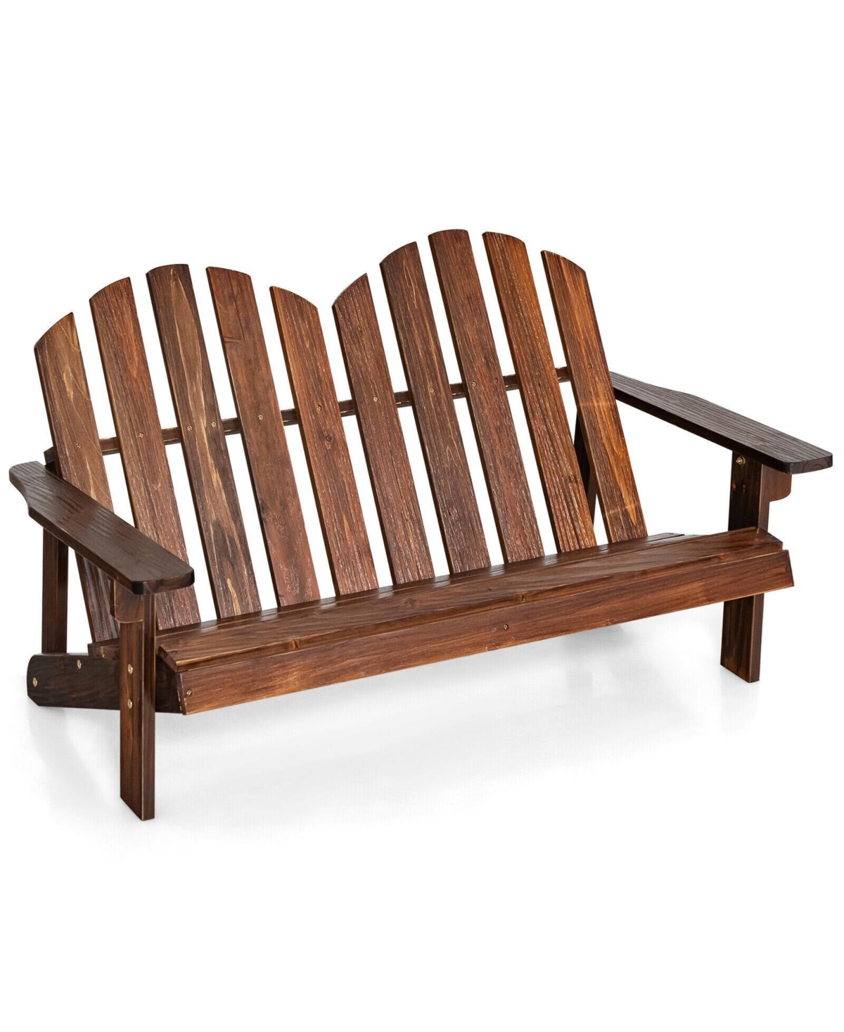 Click here for 2 Person Fir Wood Adirondack Chair with High Backr... prices