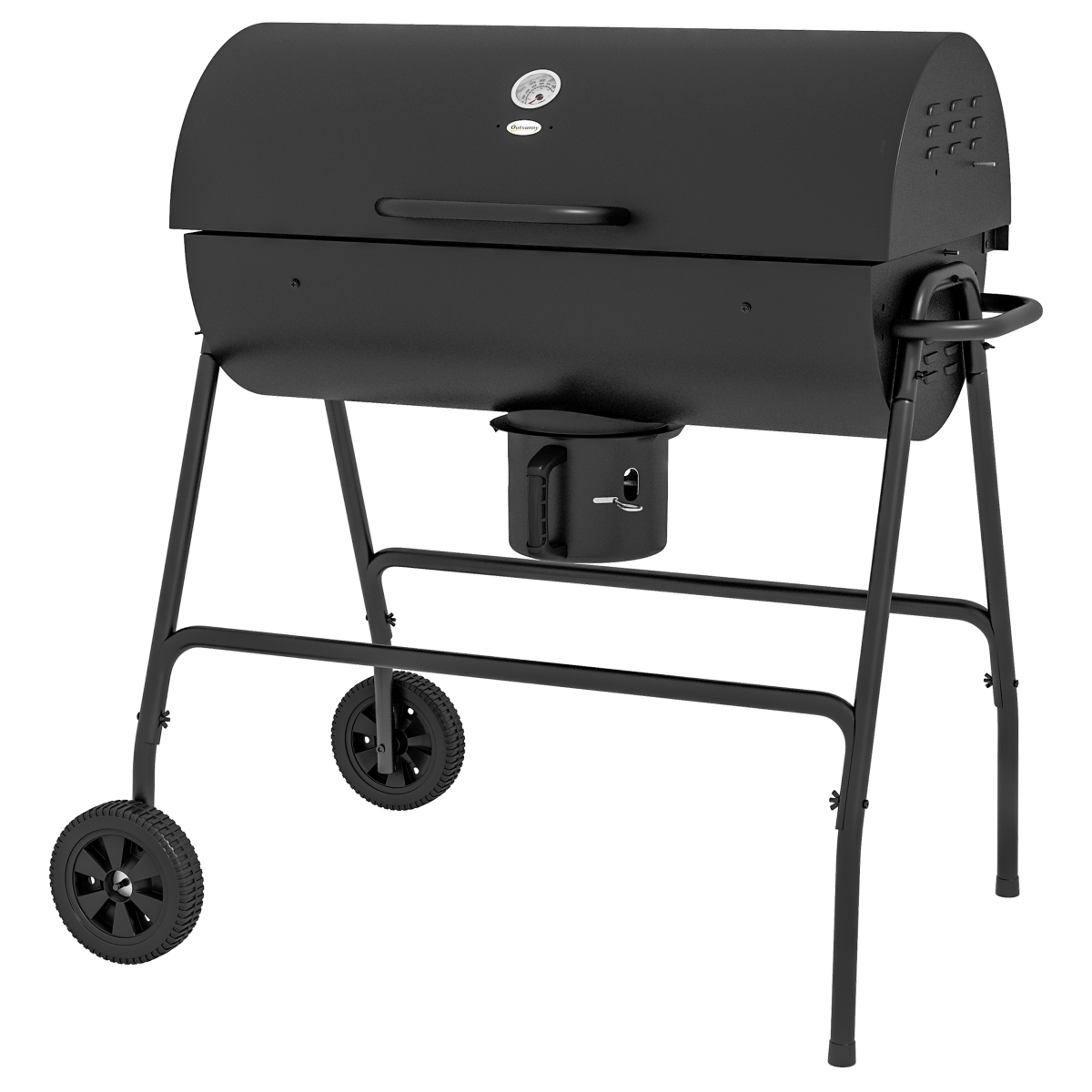 Click here for Outsunny Barrel Charcoal Bbq Grill  Wheeled Barbec... prices
