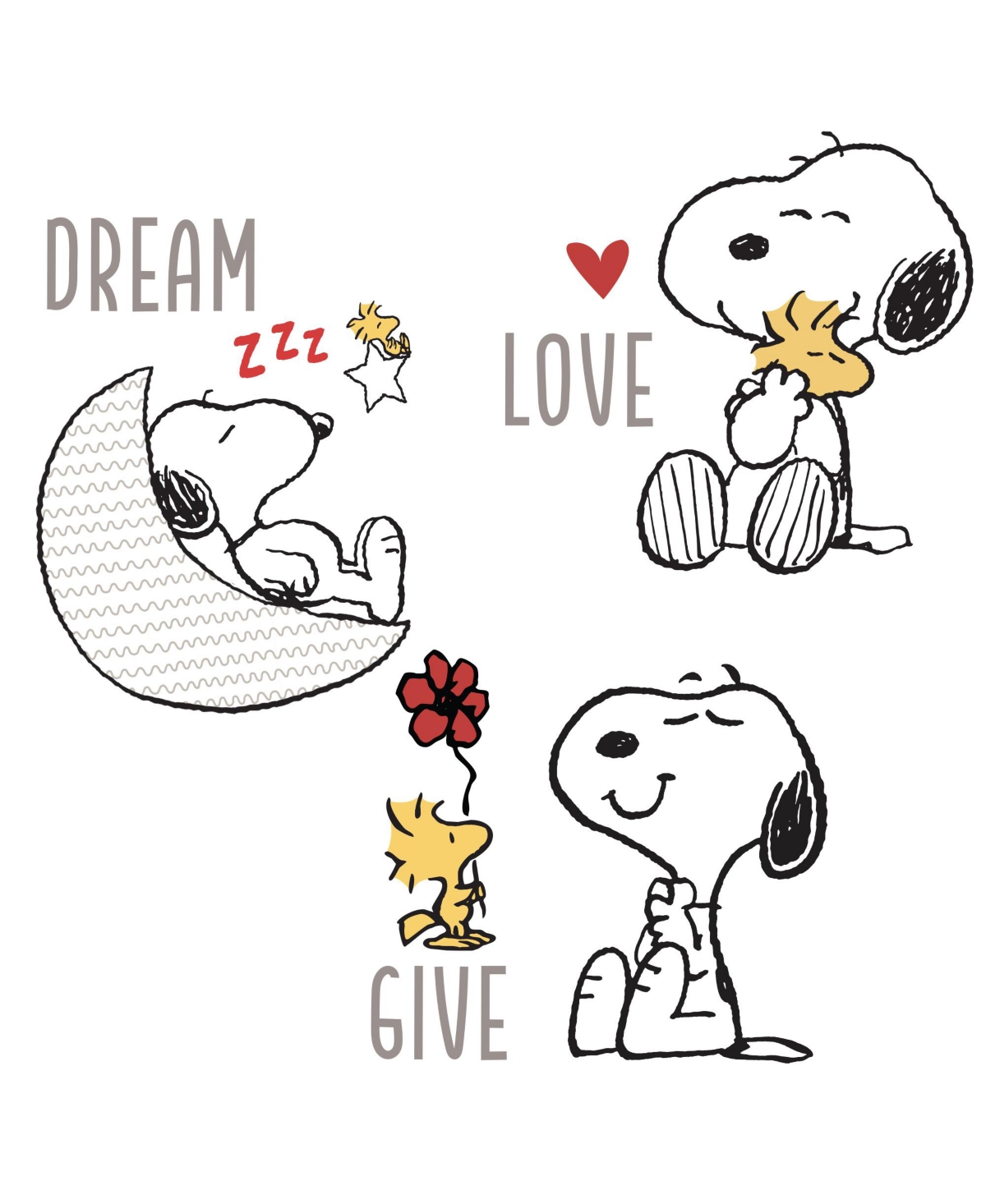 Click here for Bedtime Originals Snoopy Love Wall Decals/Stickers... prices