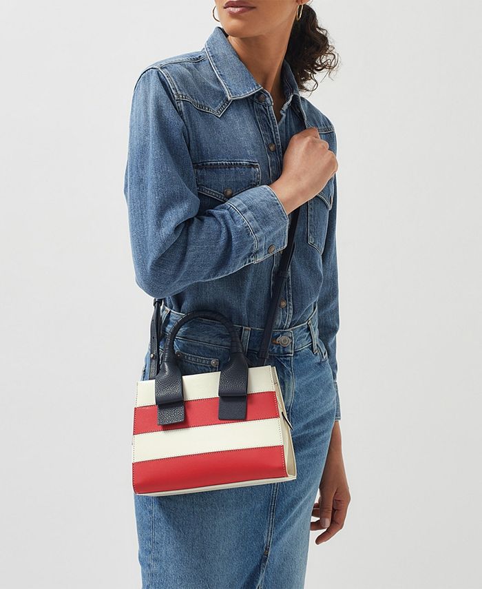 Radley London Finch Lane Stripe Small Ziptop Grab - Macy's