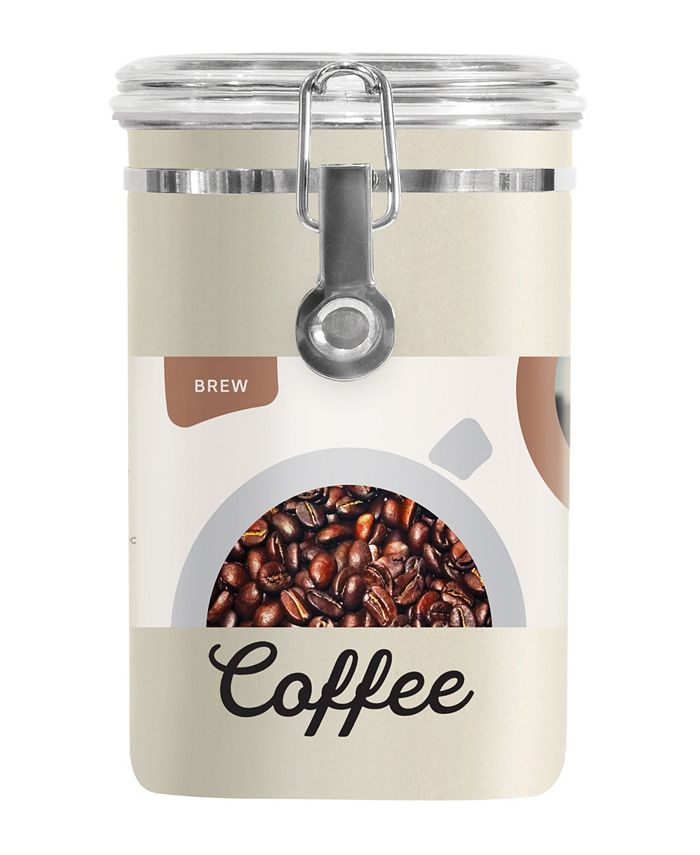 Oggi 62 fl oz Stainless Steel Coffee Canister - Macy's