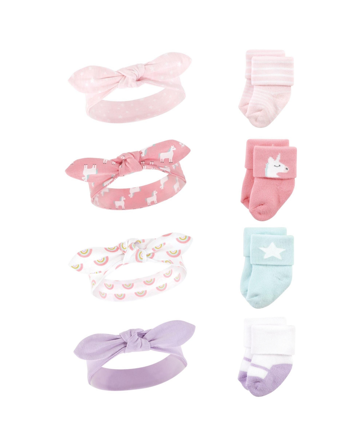 Click here for Hudson Baby Baby Girls Hudson 8Pc Headband and Soc... prices