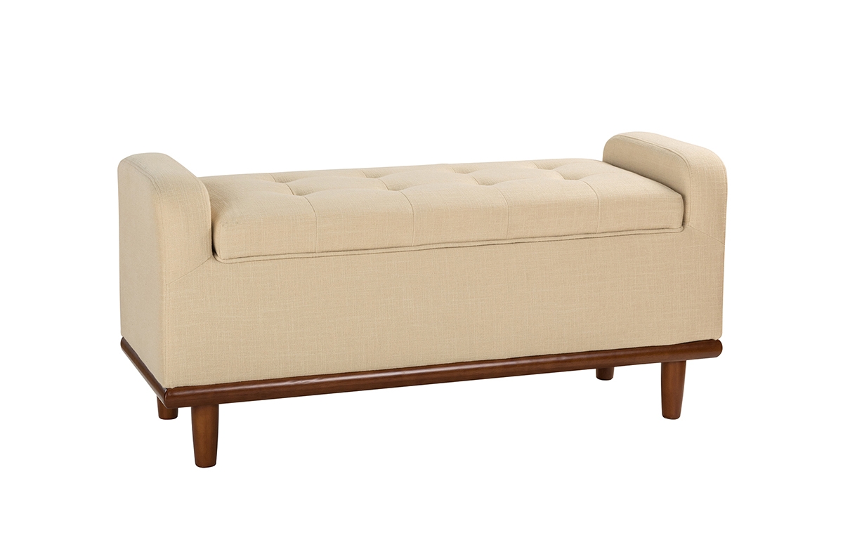 Click here for Hulala Home Upholstered Modern Flip Top Storage Be... prices