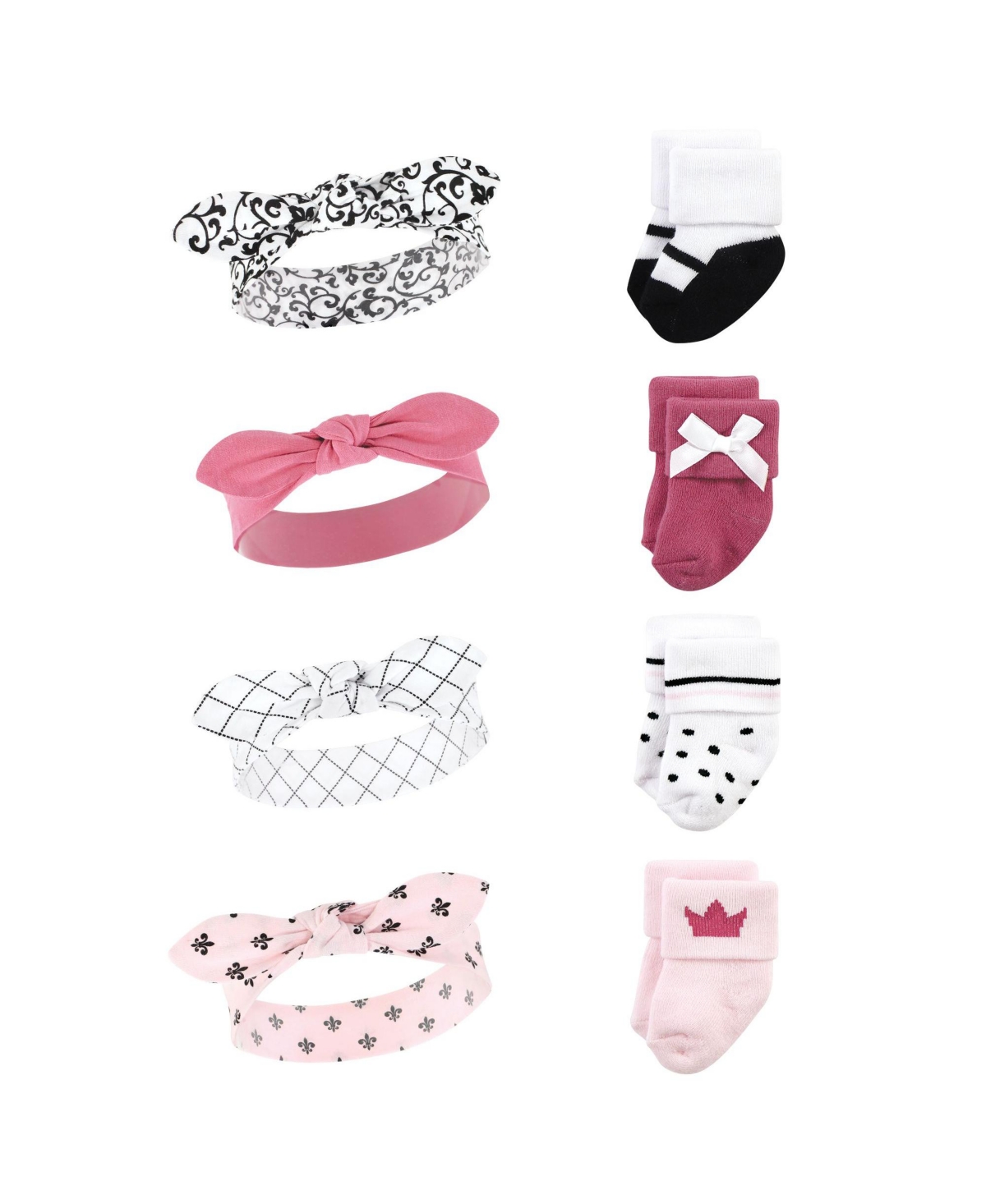 Click here for Hudson Baby Baby Girls Hudson 8Pc Headband and Soc... prices
