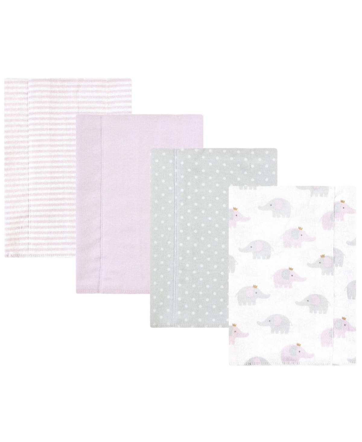 Click here for Hudson Baby Girls 4Pk Flannel Burp Cloth (Cotton P... prices