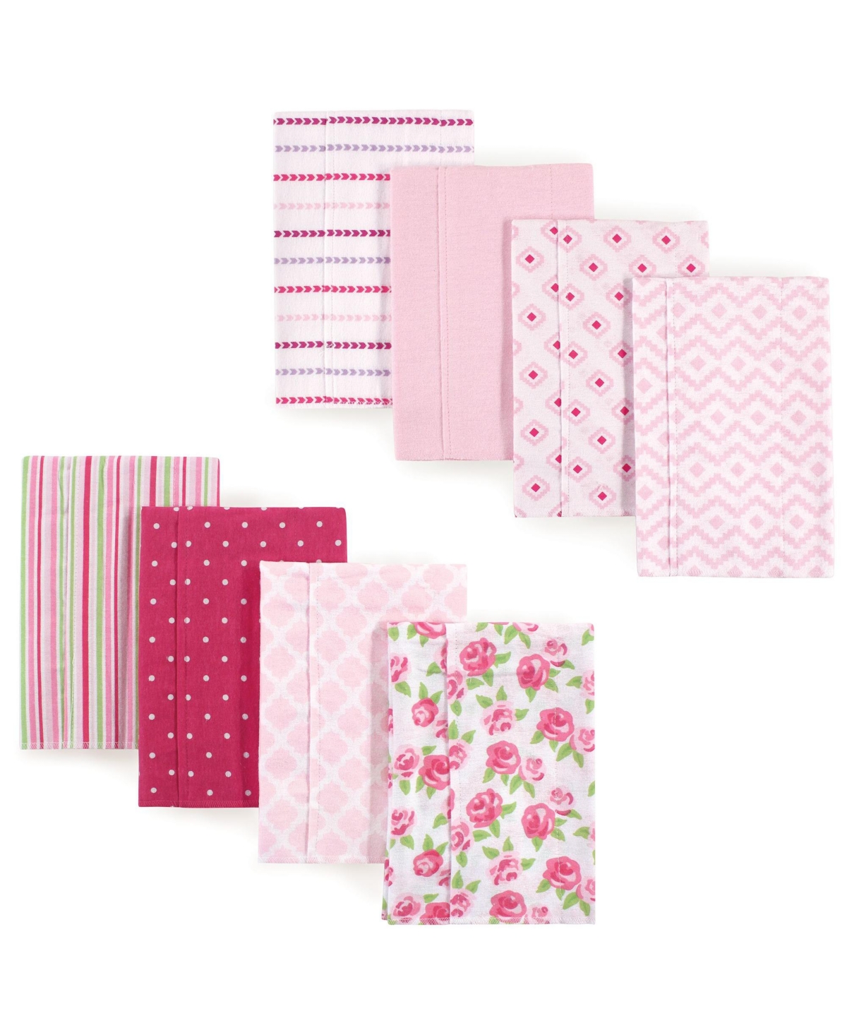 Click here for Hudson Baby Girls 4Pk Burp Cloth - Girl aztec stri... prices