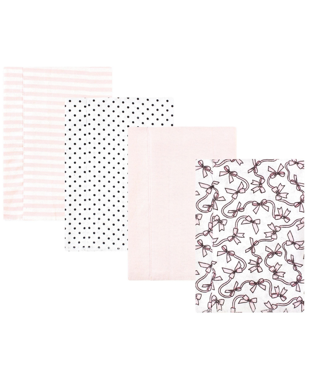 Click here for Hudson Baby Girls 4Pk Flannel Burp Cloth (Cotton P... prices