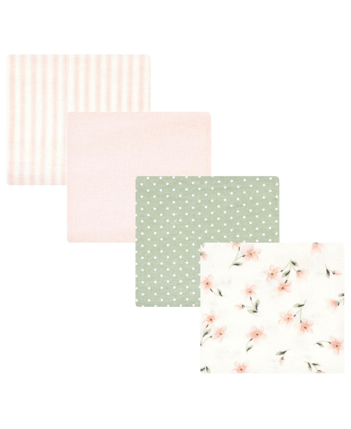 Click here for Hudson Baby Girls 4Pk Flannel Receiving Blanket (C... prices