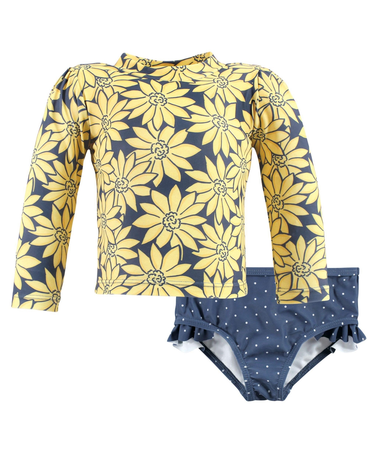 Click here for Hudson Baby Baby Girls Hudson Swim Rashguard Set -... prices