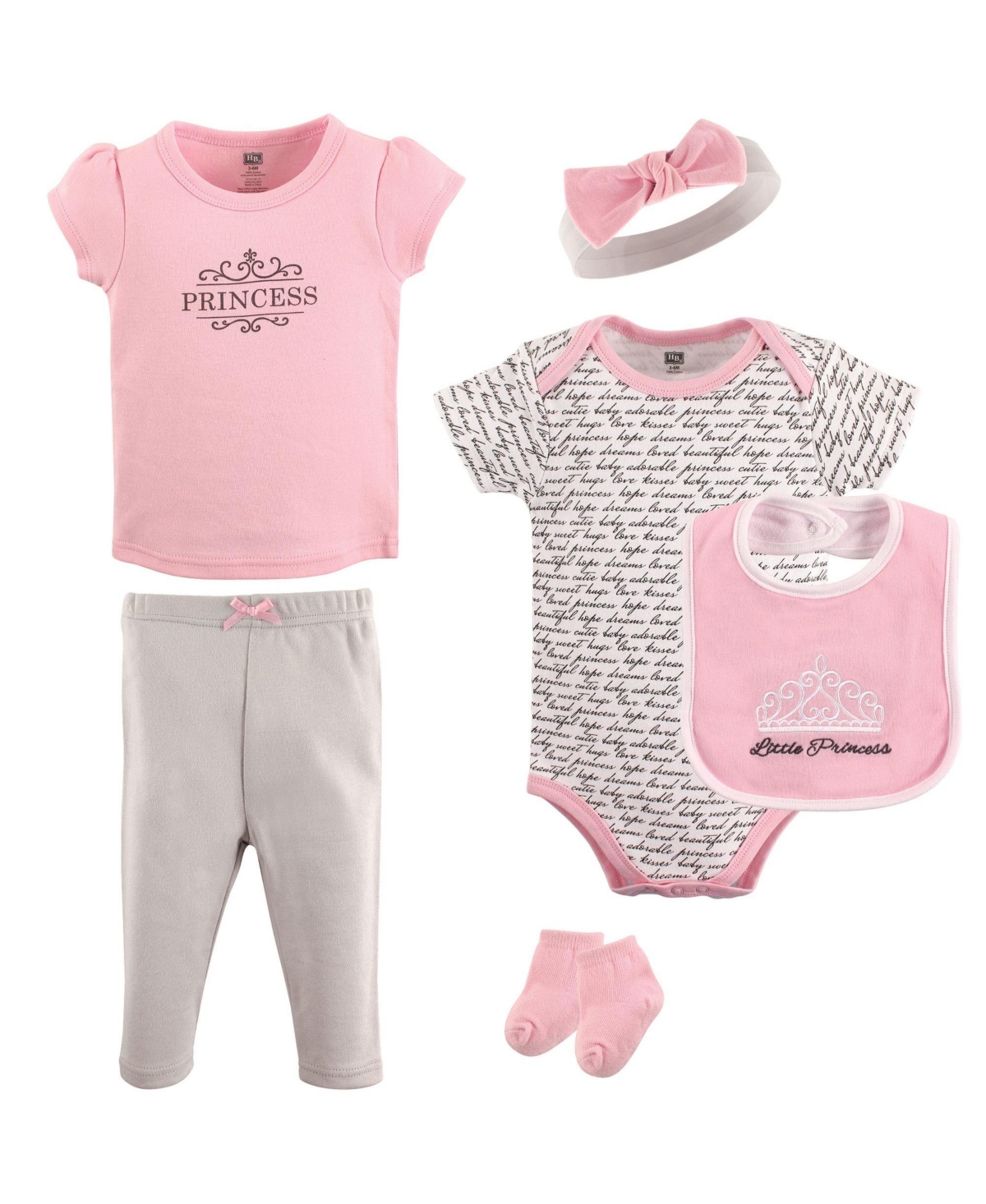 Click here for Hudson Baby Baby Girls Hudson Cotton Layette Set -... prices