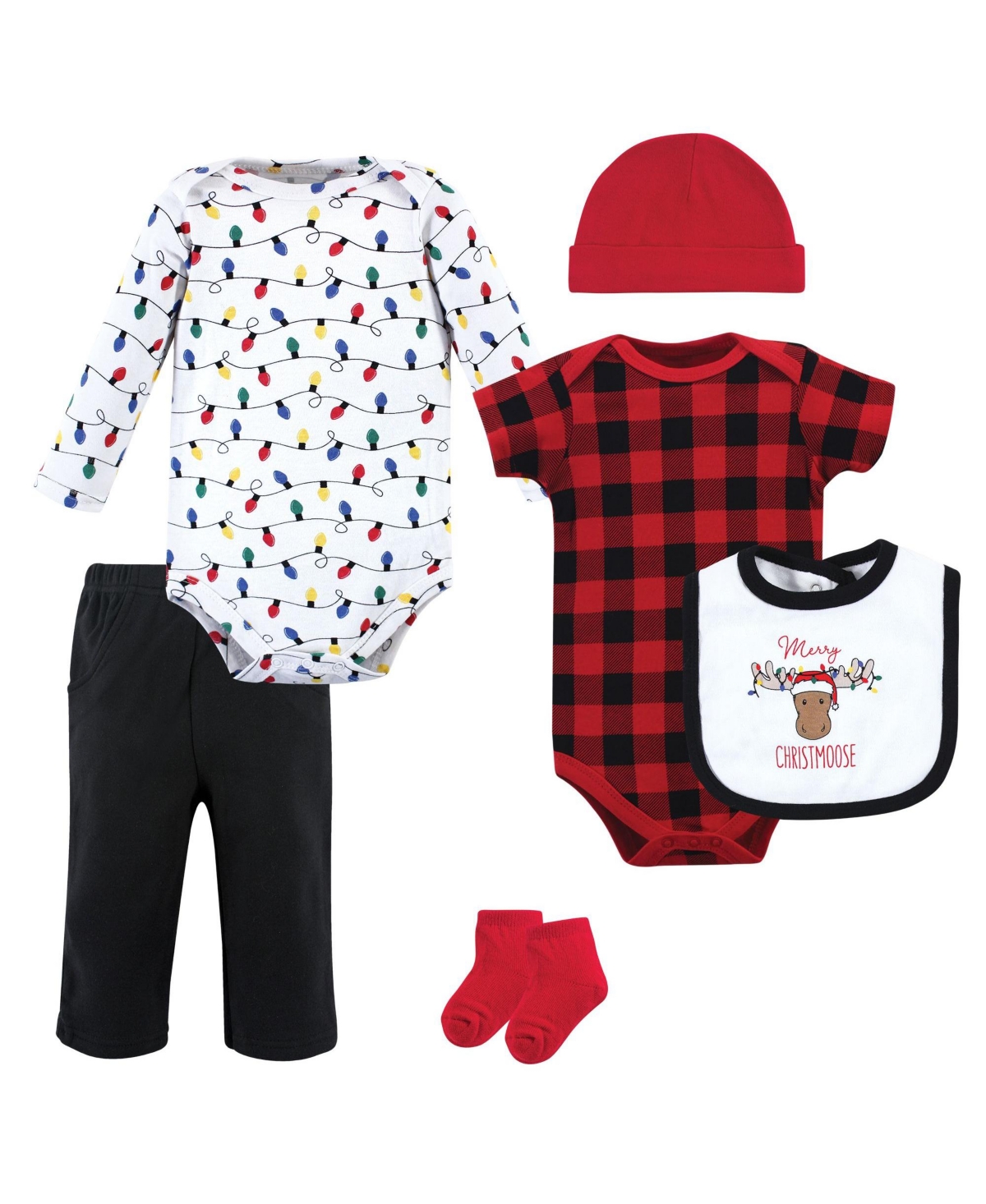 Click here for Hudson Baby Baby Boys Hudson Unisex 6-Piece Newbor... prices