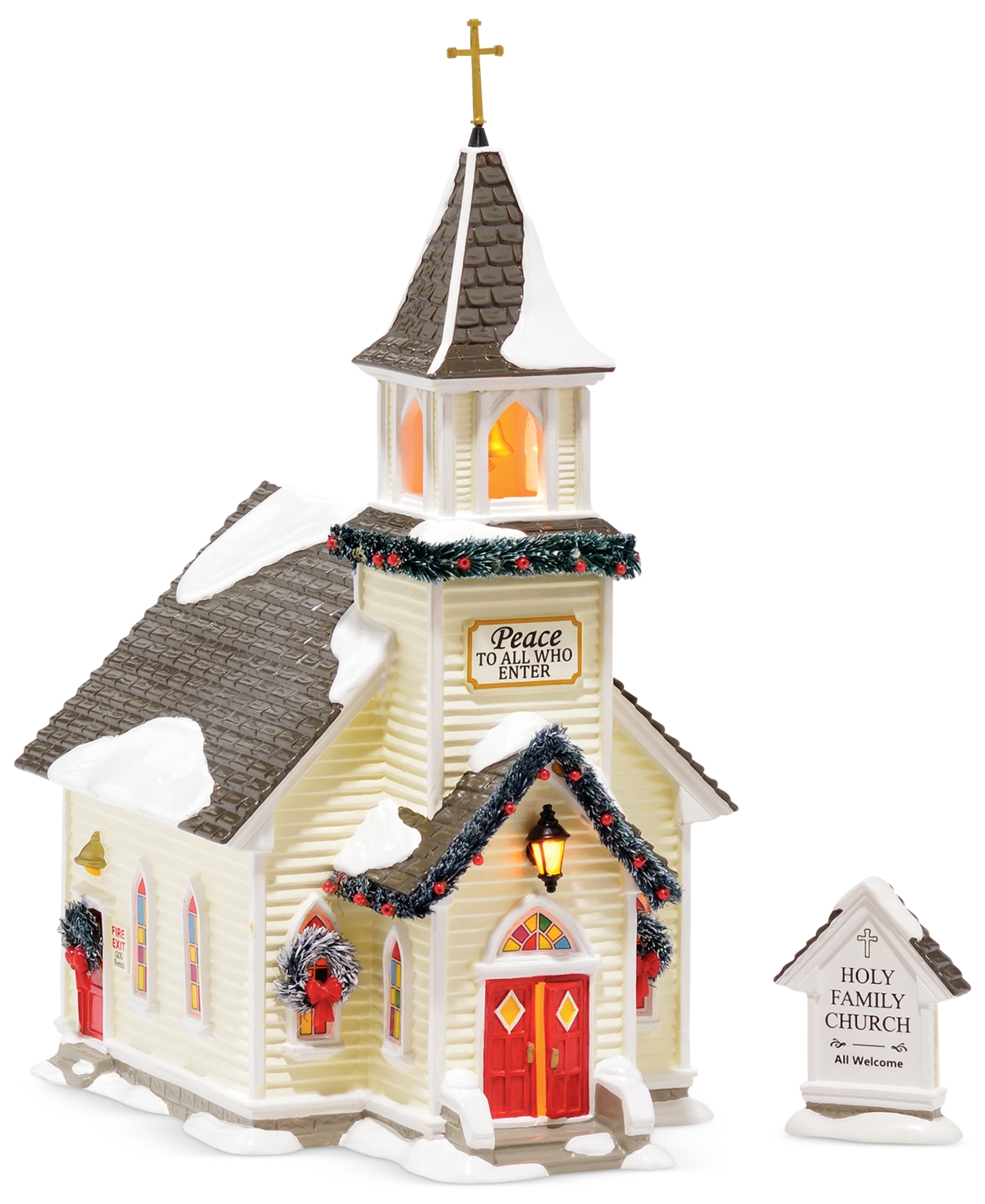 Click here for Department 56 Snow Village Holy Family Church prices
