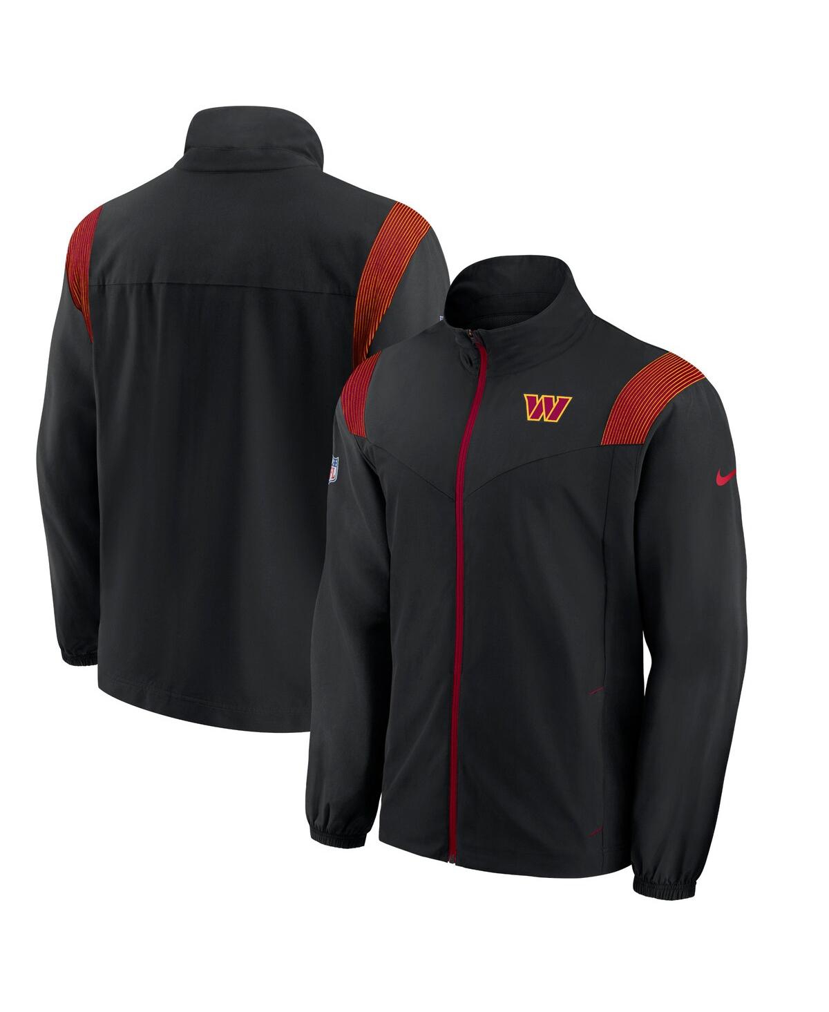 Click here for Nike Mens Black Washington Commanders Sideline Wov... prices