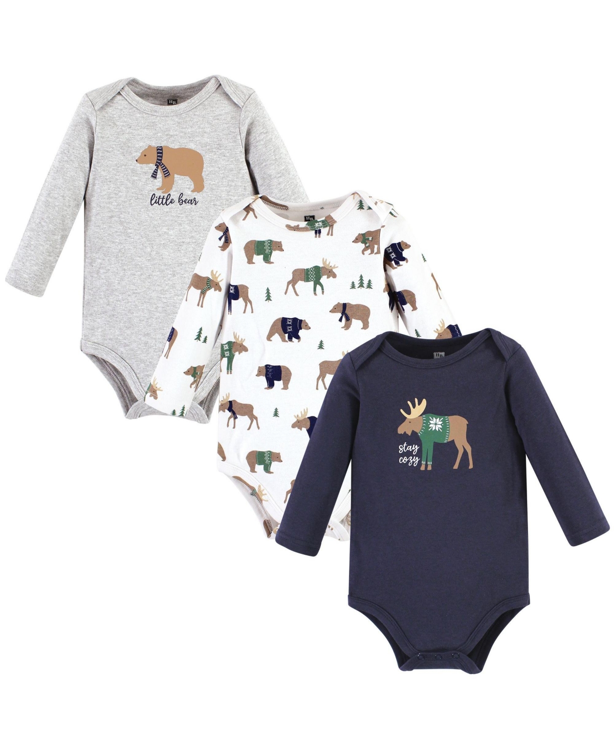 Click here for Hudson Baby Baby Boys Hudson Cotton Long-Sleeve Bo... prices