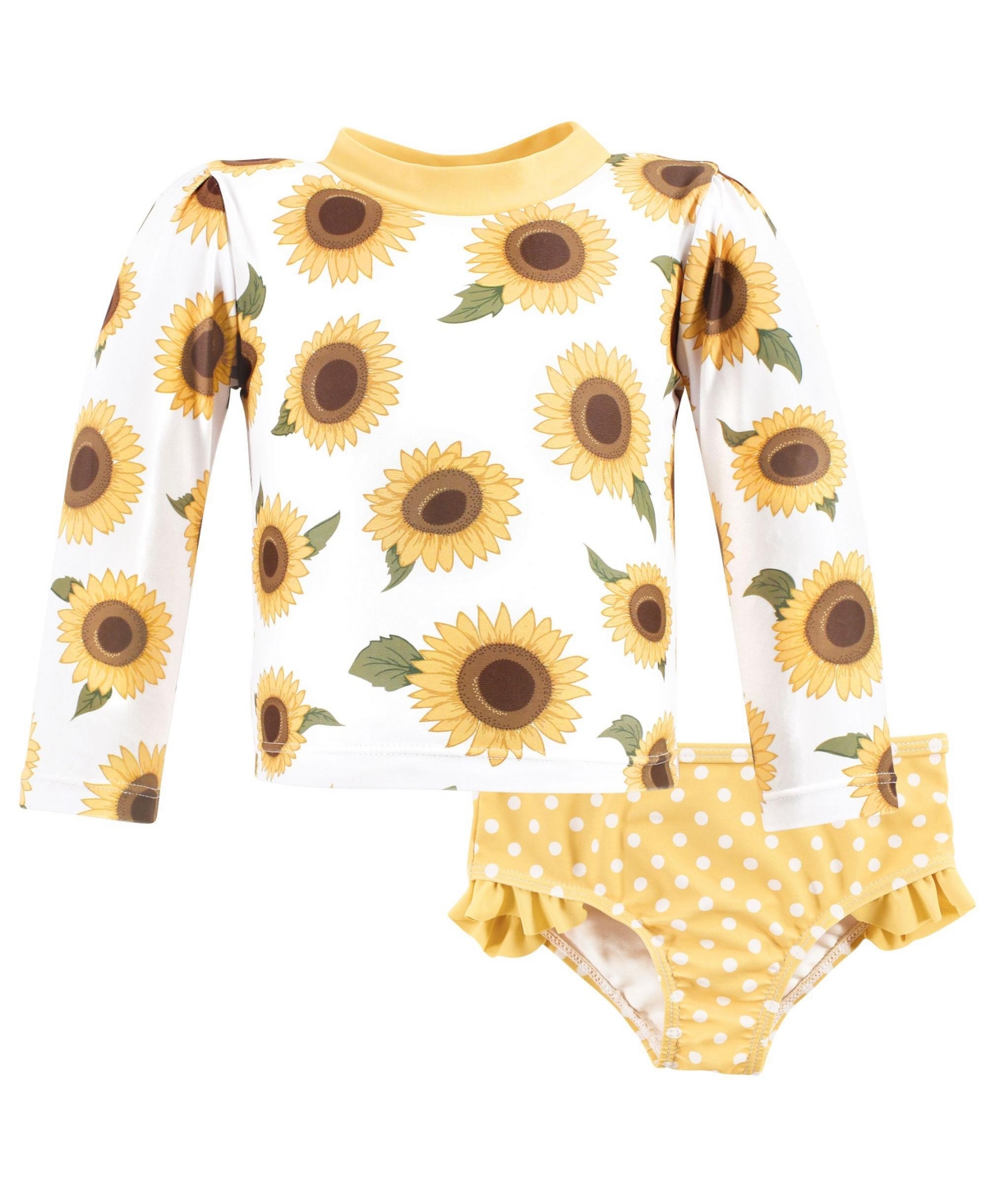 Click here for Hudson Baby Baby Girls Hudson Swim Rashguard Set... prices