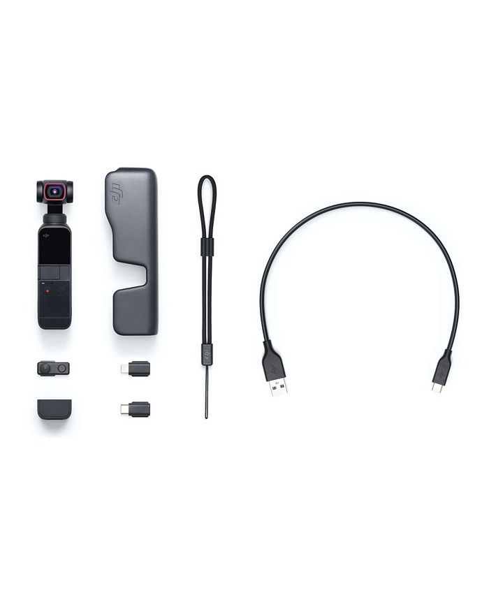 DJI Pocket 2 Gimbal with Mini Camera with 128GB U3 A2 MicroSD Memory Card bundle - Macy's