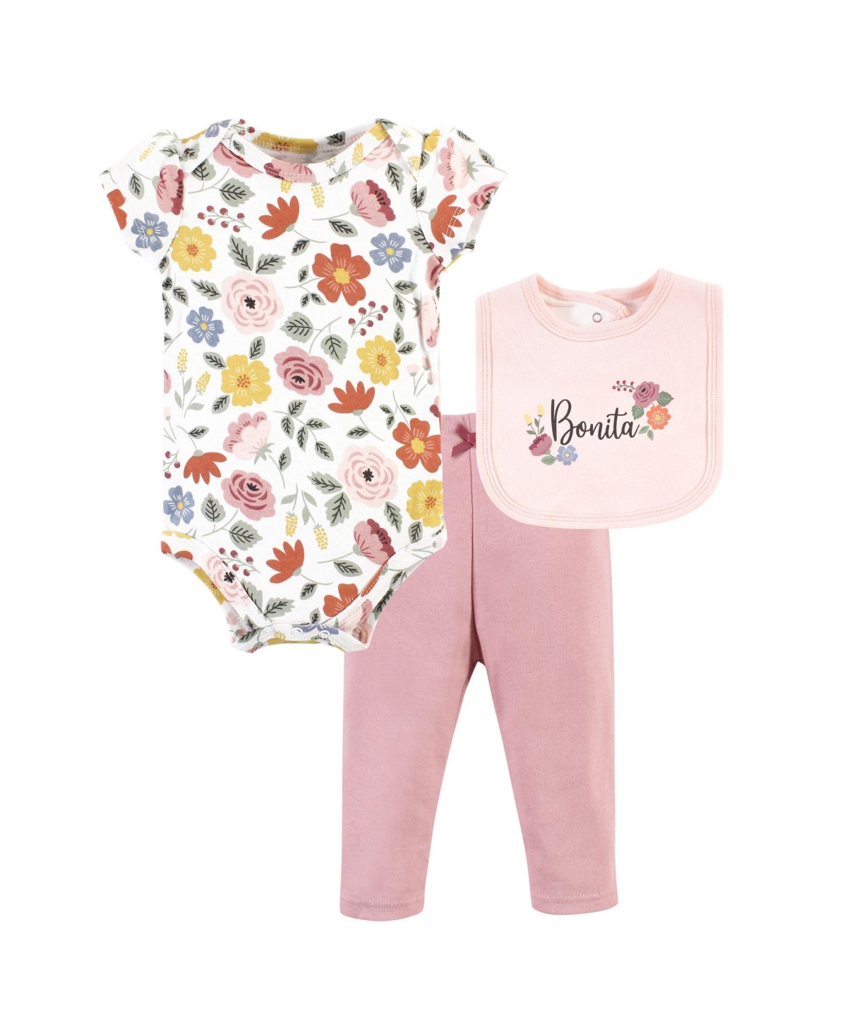 Click here for Hudson Baby Baby Girls Hudson Cotton Bodysuit  Pan... prices