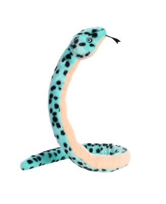 Aurora X-Large Aqua Pit Viper Snake Playful Plush Toy Blue 50" - Macy's