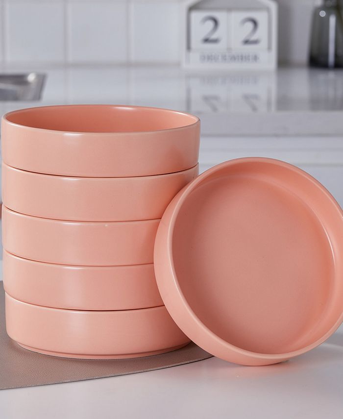 Stone Lain Stella Porcelain Pasta Bowls, Set of 6 - Macy's
