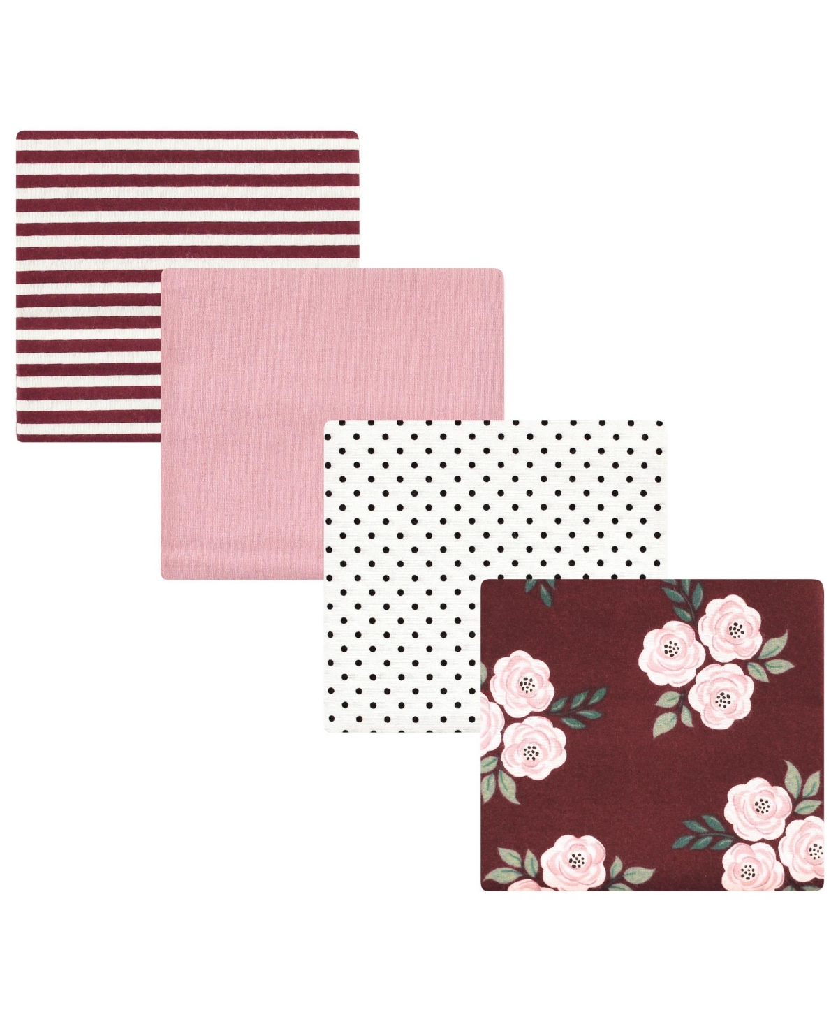 Click here for Hudson Baby Girls 4Pk Flannel Receiving Blanket (C... prices