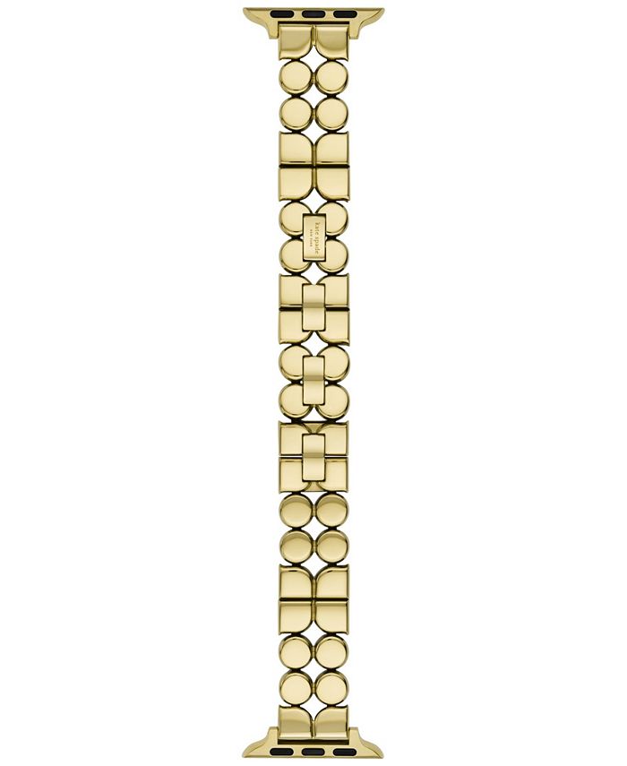 kate spade new york Gold-Tone Stainless Steel Band for Apple Watch 38mm ...