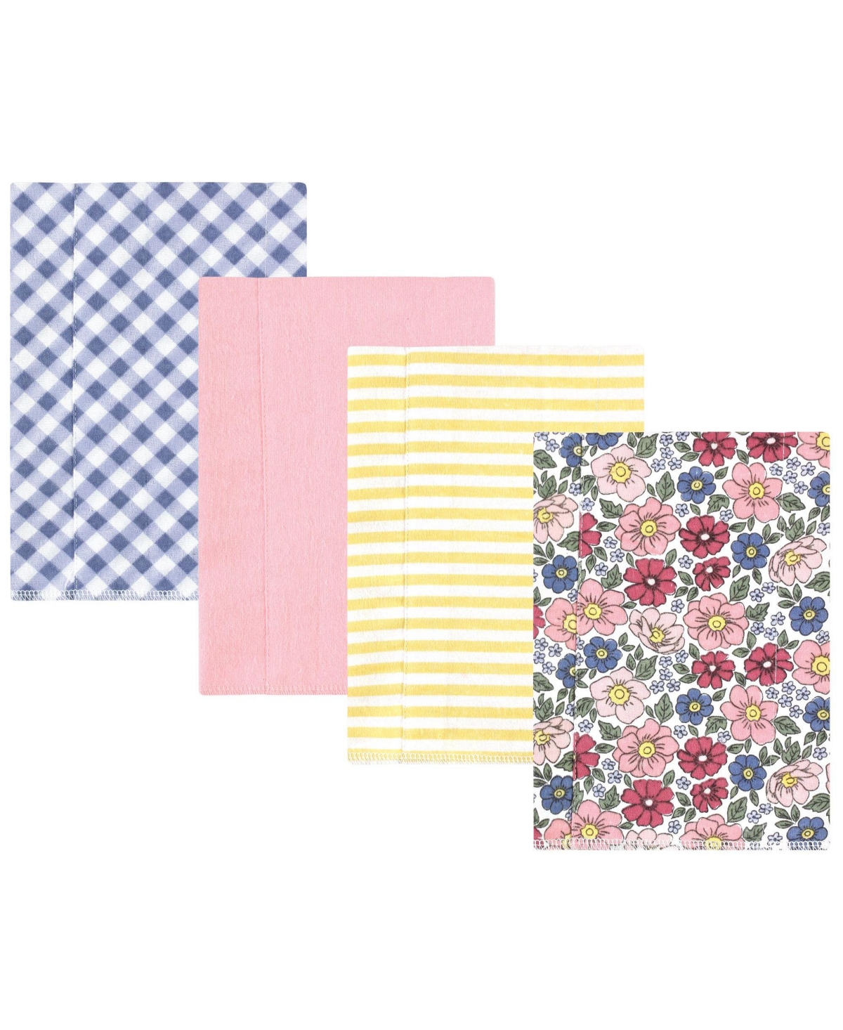 Click here for Hudson Baby Girls 4Pk Flannel Burp Cloth (Cotton P... prices