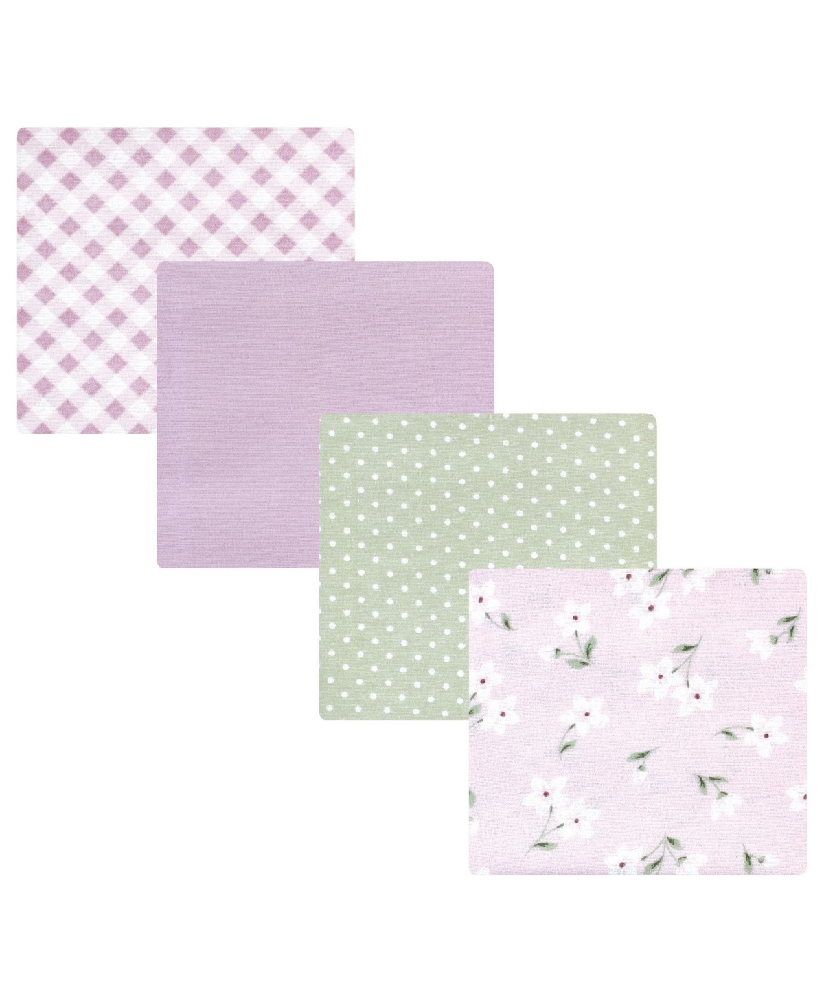 Click here for Hudson Baby Girls 4Pk Flannel Receiving Blanket (C... prices