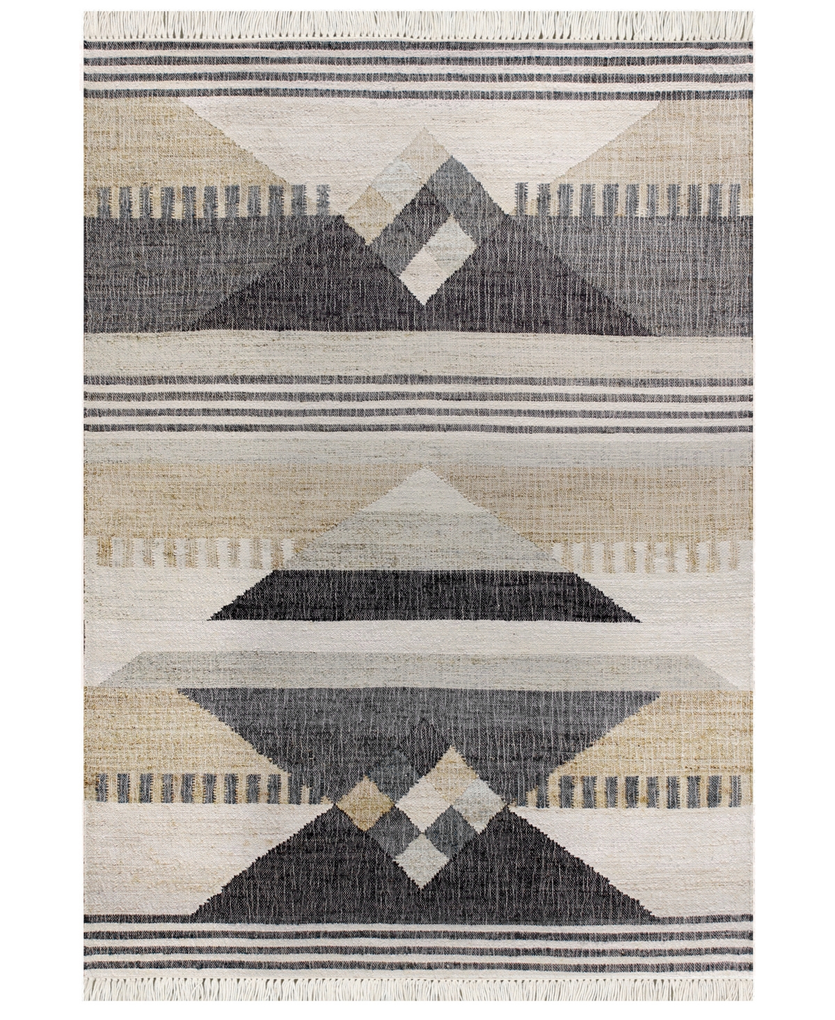 Click here for Lr Home Nero NRO81984 4 x 6 Area Rug - Tan  Black prices