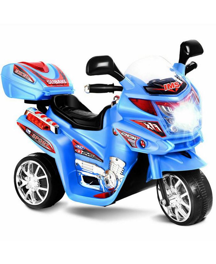 Slickblue 3 Wheel Kids 6V Battery Powered Electric Toy Motorcycle - Macy's