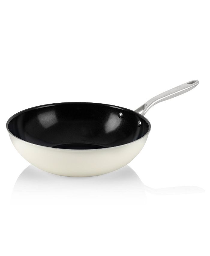 TECHEF ValenCera - 12 Inch Wok/Stir-Fry Pan with Cover - Macy's