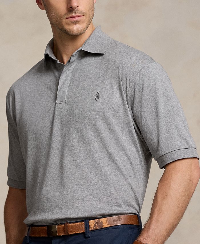 Polo Ralph Lauren Men's Big & Tall Classic Fit Soft Cotton Polo - Macy's