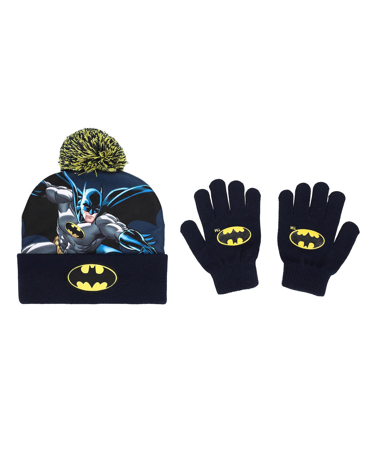 Click here for Batman Boys Classic Bat Signal Youth Beanie and Gl... prices